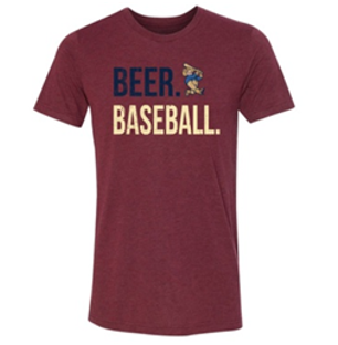108 Men's Beer Baseball Tee – Frisco RoughRiders